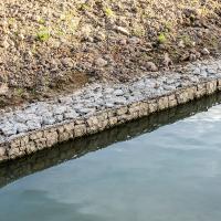 China Woven Gabion Cage Wetland Restoration Eco Friendly Erosion Control Recycled Material for sale