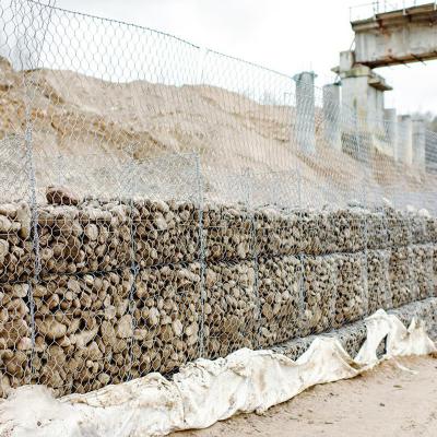 China Galvanized Gabion Basket River Bank Flood Control Erosion Protection CE ISO for sale