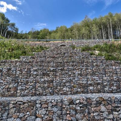 China Heavy Duty Gabion Wall Hydraulic Engineering Slope Stabilization Zinc Coated for sale