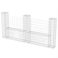 China Stone Retaining Wall 2*1*0.3m Galfan Galvanized Welded Gabion Box for sale
