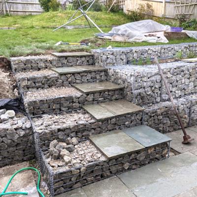 China Hot Dipped Galvanized Welded Gabion Stone Cage 2*1*0.3m For Fence for sale