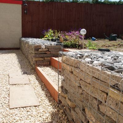 China Galvanized Welded Mesh Gabion Fence for Retaining Walls & Garden Decoration for sale