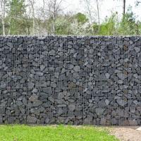 China 275g Zinc Coated Durable Welded Gabion Wire Mesh Retaining Wall With 50x100mm Aperture for Soil Erosion Control and Flood Protection (2m x 1m x 1m) for sale