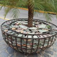 China Galvanized Steel Gabion Fence with 220-300g/m² Zinc Coating for sale