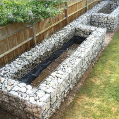 China Custom Welded Gabion Cages Zinc Aluminum Coated Landscape Mesh For Gardens for sale