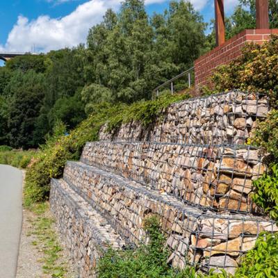 China Welded Gabion Mesh For Sloped Garden Erosion Control Heavy Duty Rustproof for sale