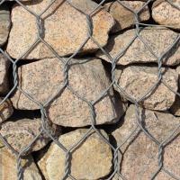 China Woven Hexagonal Galvanized 4 X 1 X 1 PVC Coated Stone Basket Gabion Wall Fence Box Mesh For Wire Fencing for sale