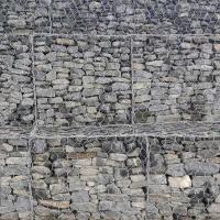 China Hot Dipped Galvanized Hexagonal 2x1x1m 80x100mm Woven Gabion Basket Wire Mesh for sale