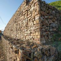 China KN Produce 2*1*1m Customized Size Woven Gabion Stone Cages For River Bank Protection for sale