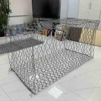 China PVC Coated Gabion Basket Gabion Cloture Mattress 6*2*1m Gabion Baskets For River Use for sale