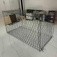 China Galvanized Gabion Stone Cage Anti Corrosion Wire Netting For Landscaping Construction Projects for sale
