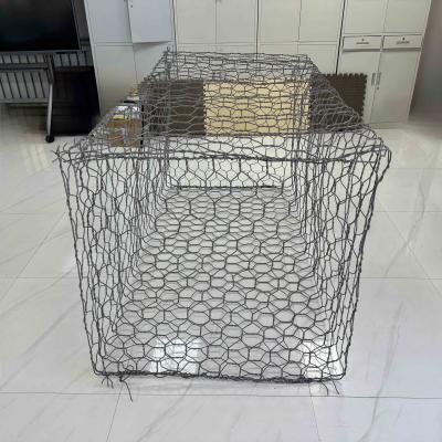 China Stacking Securely Hot Dipped Galvanized Retaining Wall Gabion Basket Mesh 2x1x1m for sale