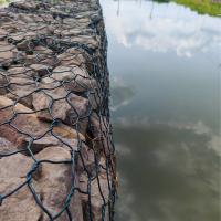 China 2*1*1M Galvanized Customized Stone Cage Gabion Heavy Duty Erosion Protection for sale