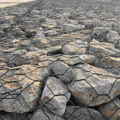China 80x100 Aperture Gabion Cages - Eco-Friendly Recyclable Hexagonal Mesh for sale