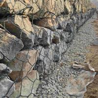 China Anti Rust Hot Dipped Galvanized Gabion Basket 1x1x1m 3x1x1m for sale