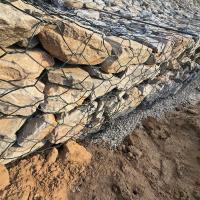China Manufacture Low Price Woven Gabion Basket Mesh Pvc Coated Gabions Boxs Galvanized Hexagonal Gabion Netting for sale