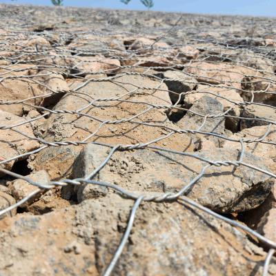 China Galvanized Retaining Wall Gabion Box Wall Hexagonally Woven Gabon Baskets for sale