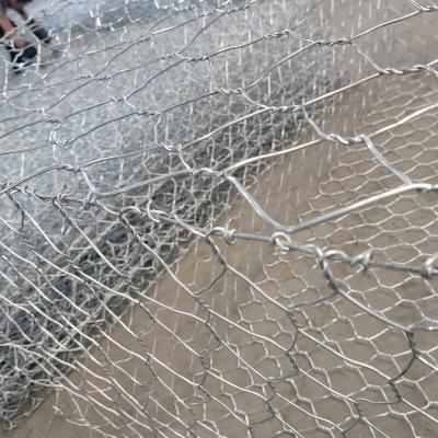 China Hot Galvanized Gabion Basket Stone Cage for River Bank Protection Easily Assembled for sale
