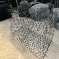 China 1*1*1M Woven Gabion Basket Stone Cage For River Bank Protection for sale