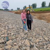 China Heavy Galvanized Coated Philippines 3.05mm Gabion 80x100mm Gabion Rock Box 2x1x1m for sale