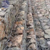 China 80x100mm 2x1x1 Pvc Galfan 275gsm Galvanized Wire Mesh Gabion Baskets Box for sale