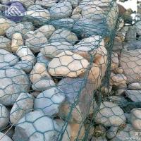 China Flexible Pvc Coated Gabion Basket Hexagonal Wire Mesh for Scour and Corrosion Resistance for sale