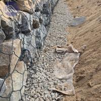 China Double Twisted Corrosion Resistant Gabion Retaining Wall Easy to Install for Canal Construction for sale