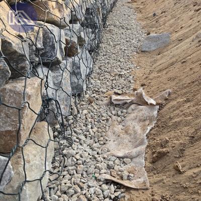 China Double Twisted Corrosion Resistant Gabion Retaining Wall Easy to Install for Canal Construction for sale