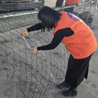 China Anti Corrosion Gabion Rock Cages For Walls 4mx1mx1m Flexible Stone Filled Gabion Box For Drainage Channel Protection for sale