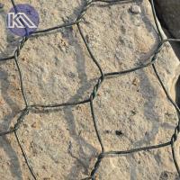 China Gabion Flexible Mesh Anti Clogging Rock Wall Metal Cage For Stones Drainage Canal Reinforcement for sale
