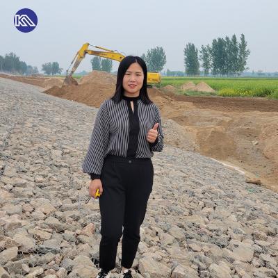 China Outdoor Water Proof Gabion Mesh Box 2*1*1m Filled With Stone for Flood Control Retaining Wall for sale