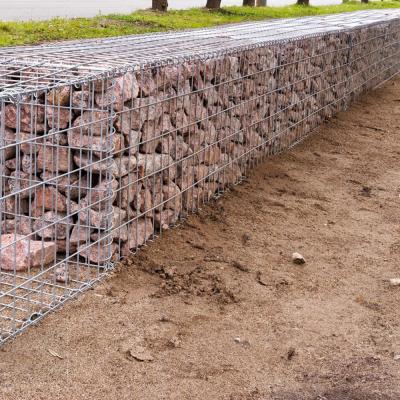 China Custom Stainless Steel Gabion Baskets For Building Retaining Walls Fence for sale