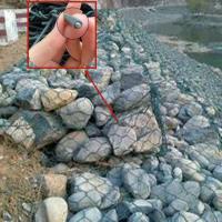 China Double Twisted Hexagonal Wire Mesh Gabion Box 2 X 1 X 1 m Gabion 80 X 100 mm Gabion Basket for Flood Control Project for sale