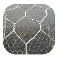 China 80x100mm 2x1x1m Pvc Galfan 270gsm Galvanized Wire Mesh Gabion Baskets Box for sale