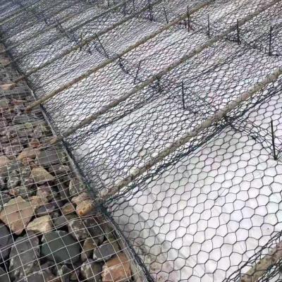 China Rockfall Granite Slope Gabion Wall Retaining Walls Blocks 200x100x50 Box Gabion Mattress Stone Cage for sale