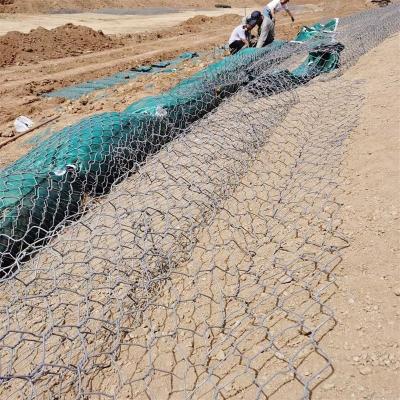 China River Bank Protection Galvanized Rock Cage for sale