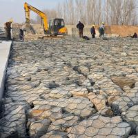 China Low Maintenance PVC Coated Gabion Wire Mesh For Long Lasting Durability And Aesthetic Enhancement for sale