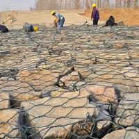 China Protect Your Project With PVC Coated Gabion Wire Mesh For Sustainable Riverbank Protection And Slope Stabilization for sale