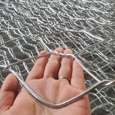 China Hot-Dipped Galvanized Hexagonal Gabion Mesh Cage for Slope and Riverbank Protection for sale