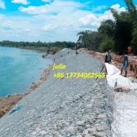 China Best Solutions To Control Soil Erosion Hexagonal Gabion Wire Mesh Stone Cages for sale