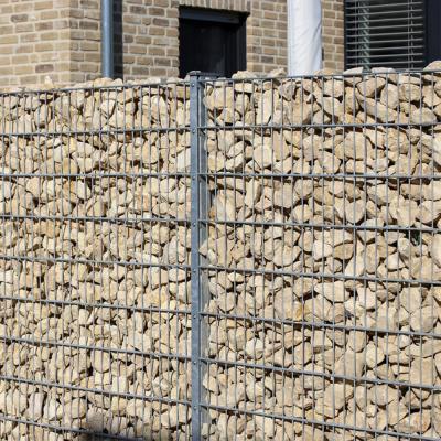 China Garden Wall Fence Gabion Basket Welded Gabion Retaining Wall Box Filled With Stone for sale