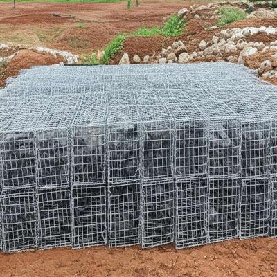 China Corrosion Resistant Hexagonal Stone Gabion Cages for 100% Free-Draining River Bank Protection for sale