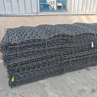 China Gabion Stones Cage Retaining Wall Strong Screen Hexagonal Wire Mesh Baskets for sale