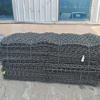 China 80x120mm 1x1x1m Galvanized Double Twist Standard Hexagonal Stone Basket Gabion Wire Mesh for sale