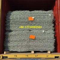 China Wire Mesh Gabion Box Baskets With Zinc Coated Wire Suitable For Various Retaining Wall And Rockfall Protection Installations for sale