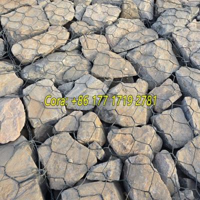 China Superior Corrosion Protection 95% Zinc + 5% Aluminum Gabion Wire Mesh For Hydraulic Project for sale