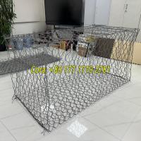 China Durable High-Performance Hexagonal Gabion Wire Mesh 3*2*1m Gabion Cage For Retaining Wall for sale