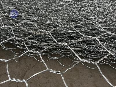 China Erosion Control Crimped Square Gabion Box Retaining Wall With Bending/PVC Coated Galvanized Gabion for sale