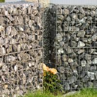 China 2m X 0.3m X 1m Galvanized Steel Welded Gabion Box Stone Basket Fence Wall for Garden Decoration for sale