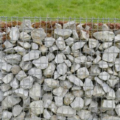 China Stack Lock Plant High Strength Galvanized Welded Wire Mesh Gabion Box Flood Control Retaining Wall Square Hole Geotextile Fence Cutting Bending for sale